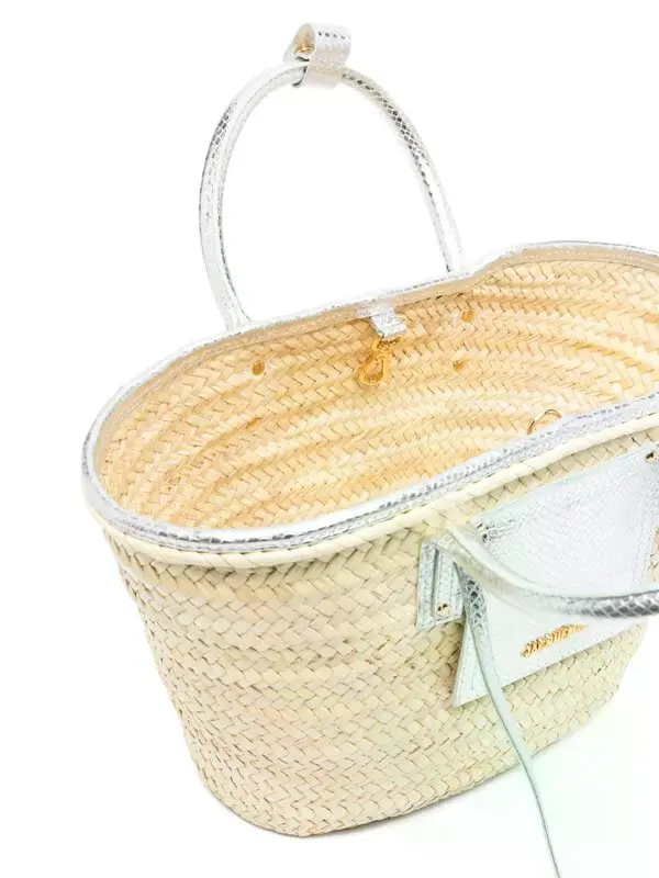 Jacquemus Le Panier Soli Woven Tote Bag