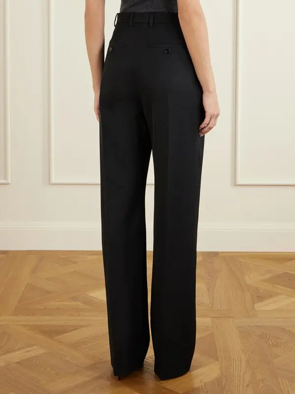 Alexander McQueen Wool Straight-leg Trousers