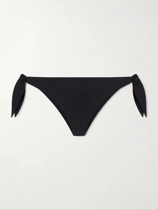 Brunello Cucinelli Self-tie Bikini Bottom - Black