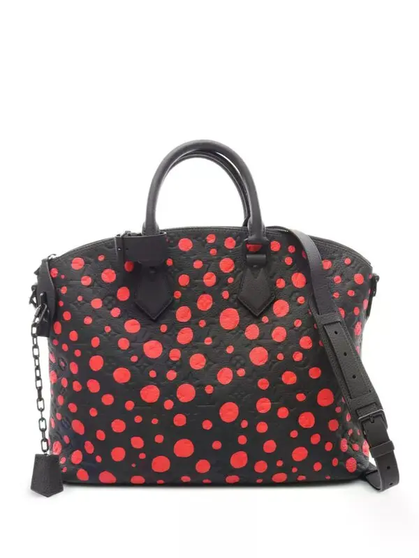 LOUIS VUITTON X Yayoi Kusama Lockit Boston Bag