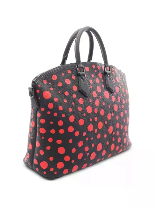 LOUIS VUITTON X Yayoi Kusama Lockit Boston Bag