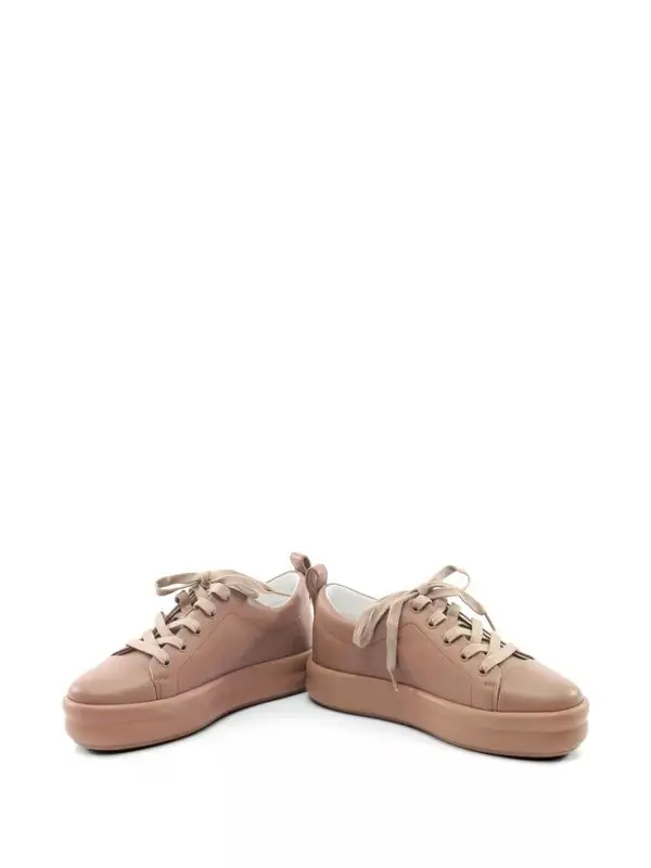 Hermès Happy Leather Lace-up Sneakers