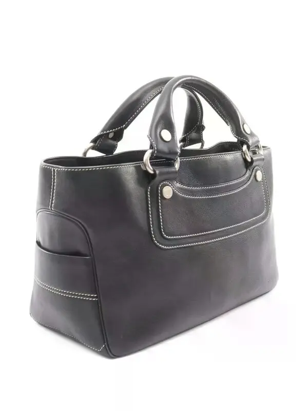 Celine Boogie Leather Tote Bag - Black
