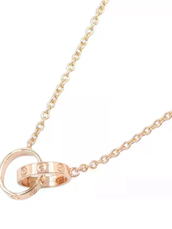 Cartier 18k Rose Gold Baby Love Necklace