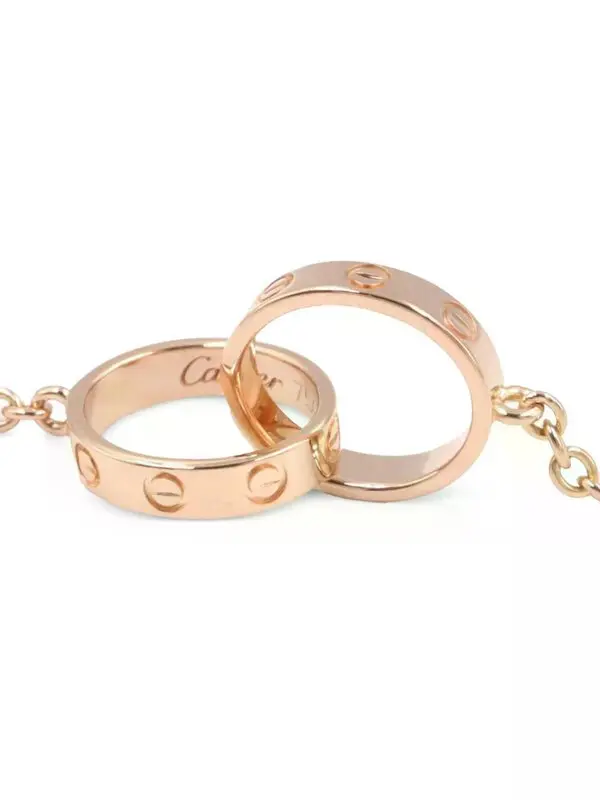 Cartier 18k Rose Gold Baby Love Necklace