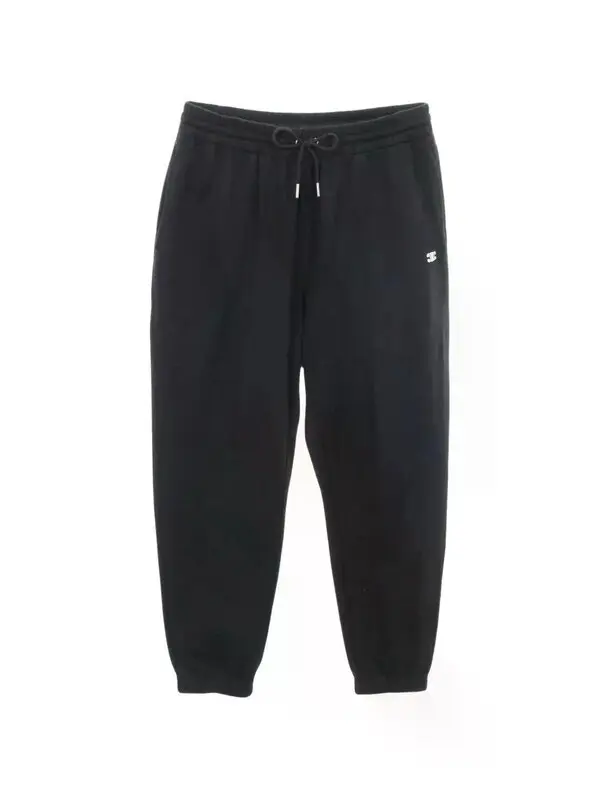 Celine 2000s Triomphe Logo-detail Track Pants - Black