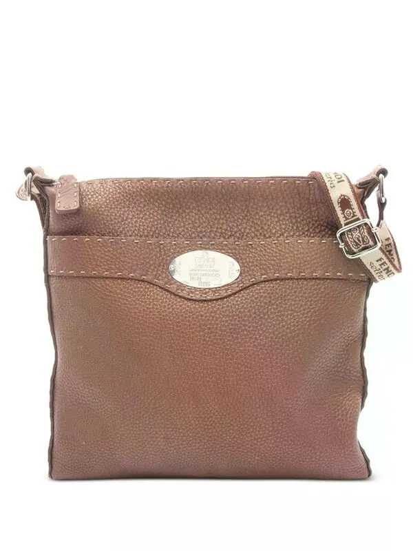 Fendi Selleria Crossbody Bag - Brown