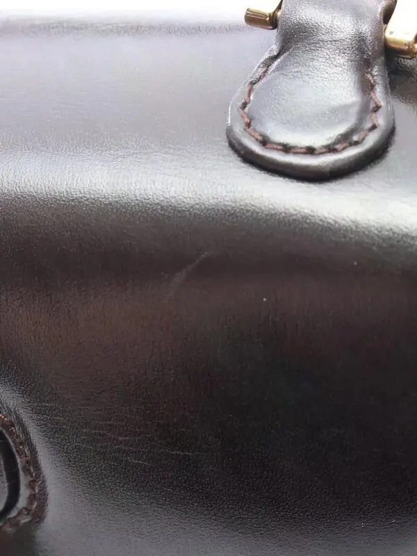 Gucci Bamboo Two-way Leather Handbag