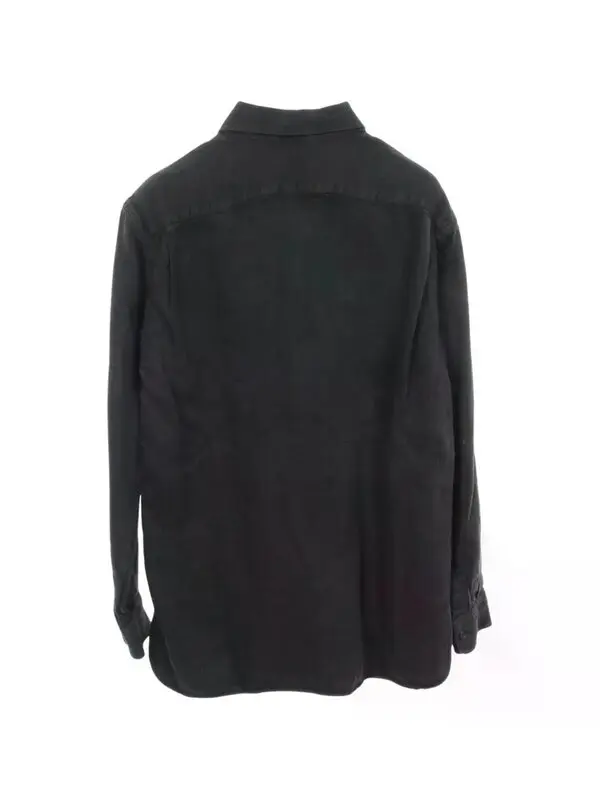 THE ROW Oversized Long-sleeved Shirt - Black