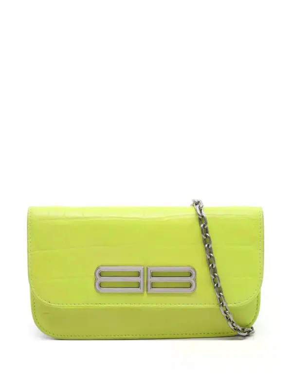 Balenciaga 2000s Gossip Shoulder Bag - Green