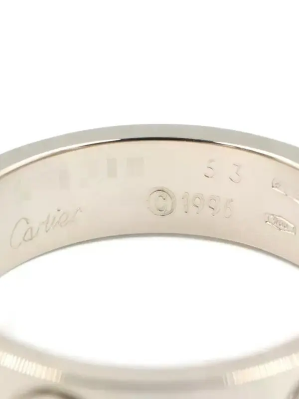 Cartier 18kt White Gold Love Ring