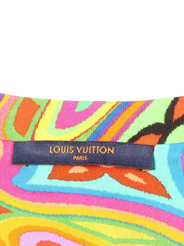LOUIS VUITTON 2010s Damier Monogram Short-sleeve Cotton T-shirt