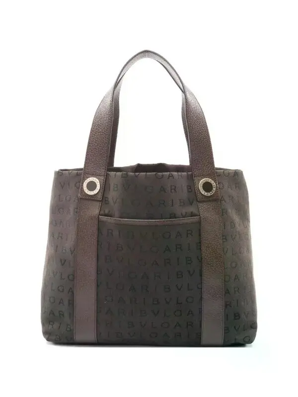 BVLGARI Logomania Canvas Tote Bag