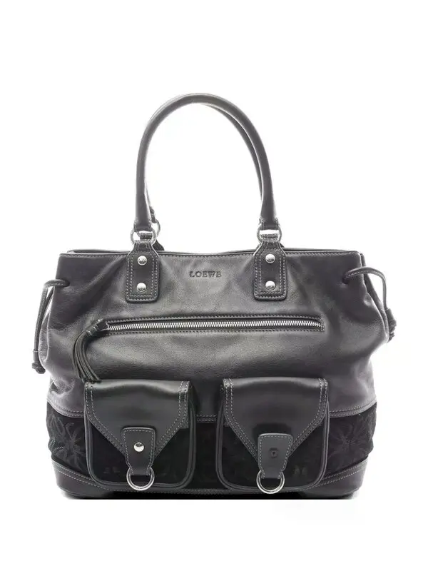 Loewe Anagram Handbag - Black