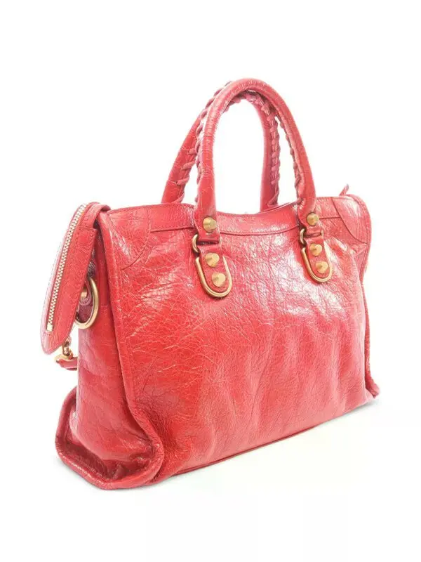 Balenciaga Small Le City Tote Bag - Red