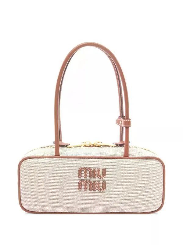 Miu Miu Beau Small Shoulder Bag - Neutrals