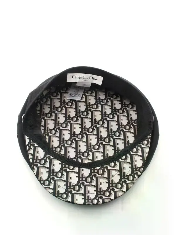Dior Logo Embroidered Beret