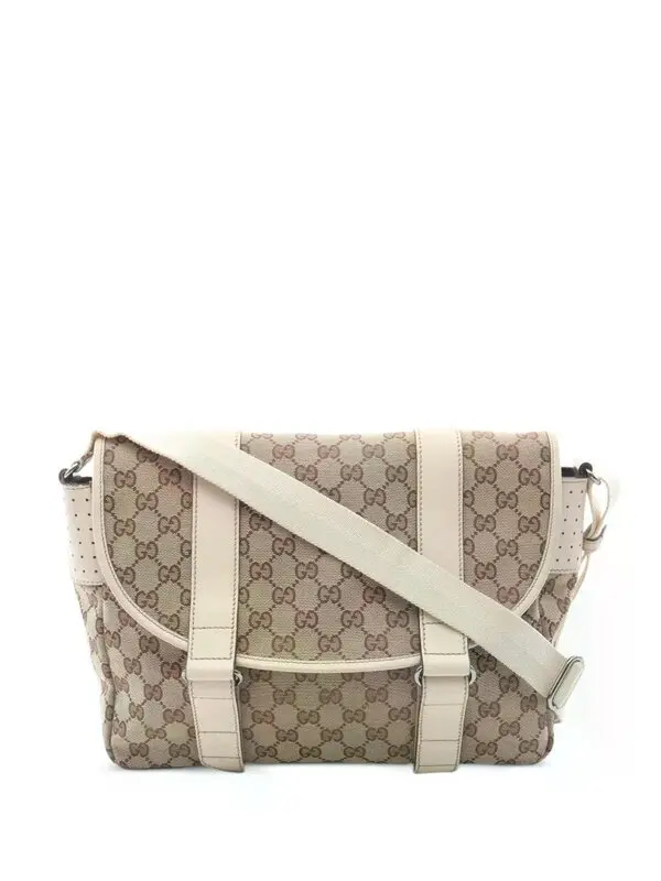 Gucci Gg Canvas Shoulder Bag - Neutrals