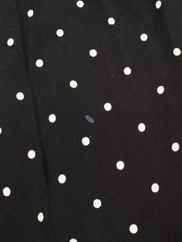 Celine 2000s Polka Dot Flared Skirt