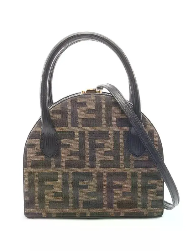 Fendi Zucca Canvas Tote Bag - Brown