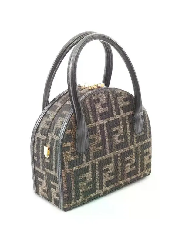 Fendi Zucca Canvas Tote Bag - Brown