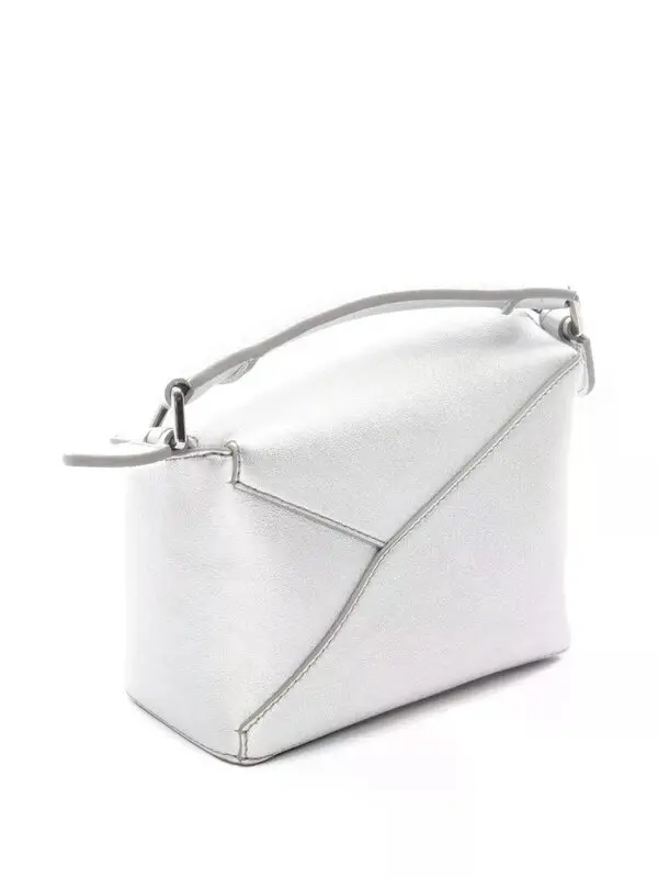 Loewe Mini Puzzle Handbag - Silver