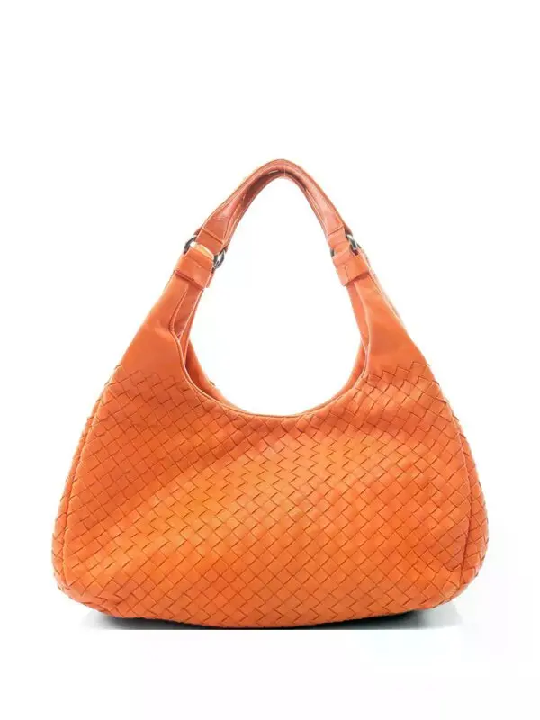 Bottega Veneta 2000s Intrecciato Campana Shoulder Bag