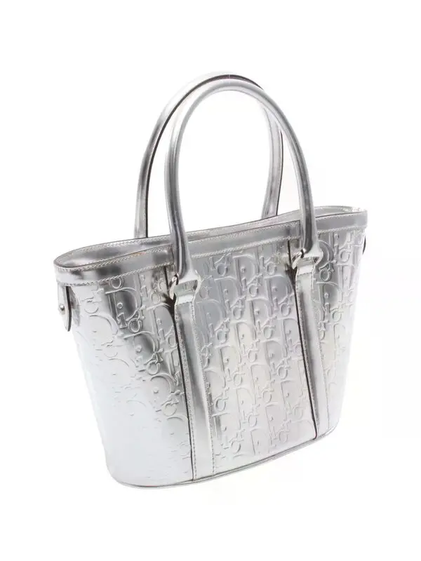 Dior Oblique Patent Leather Tote Bag