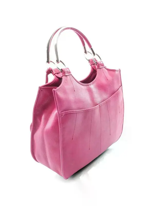Dior D Charm Leather Handbag
