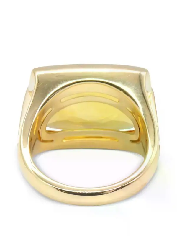 BVLGARI 18k Yellow Citrine Ring