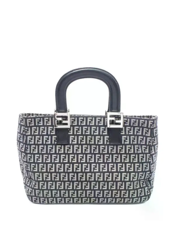 Fendi Zucca Tote Bag - Black