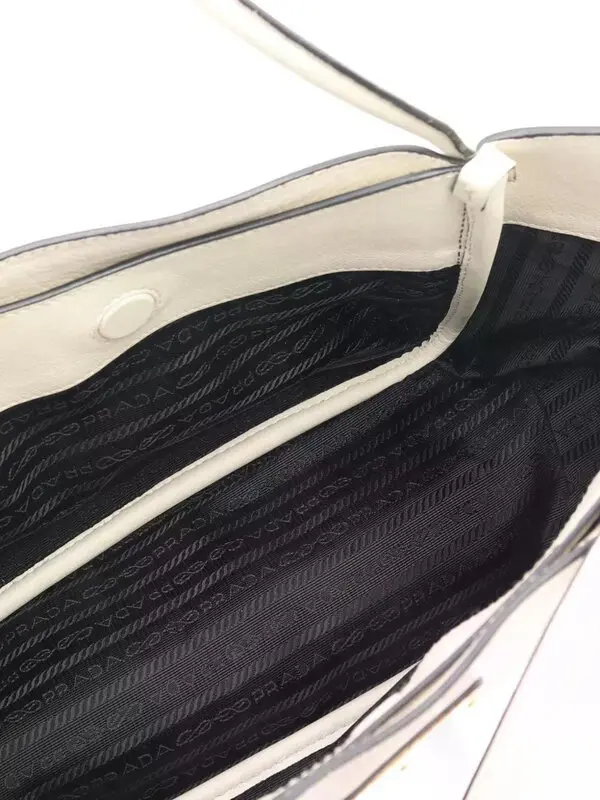 Prada Grained Leather Tote Bag
