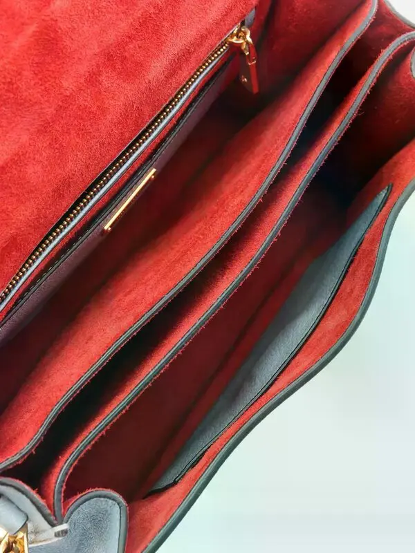 Miu Miu Madras Leather Handbag