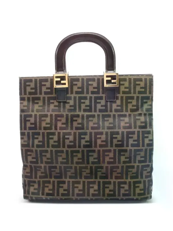 Fendi Zucca Tote Bag - Brown