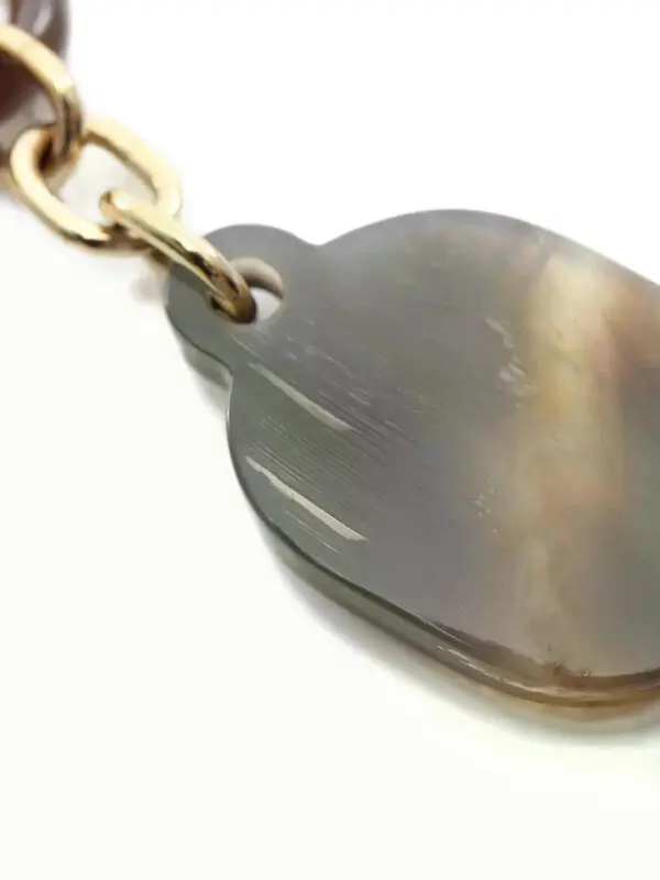 Hermès Buffalo Horn Chain Link Necklace