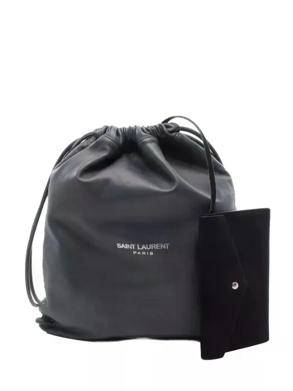 Saint Laurent 2000s Teddy Leather Backpack