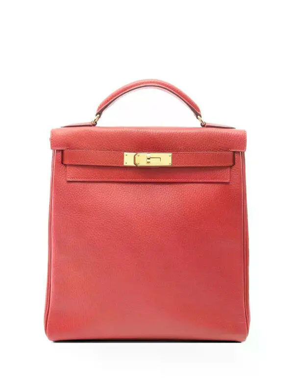 Hermès Kelly Ad Gm Backpack - Red