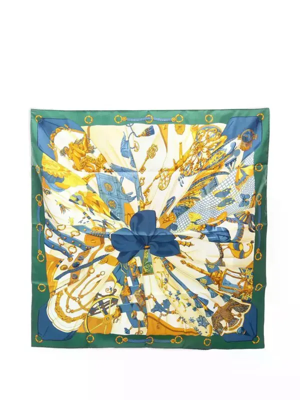 Hermès 90 2010 Soleil De Soie Scarf - Neutrals