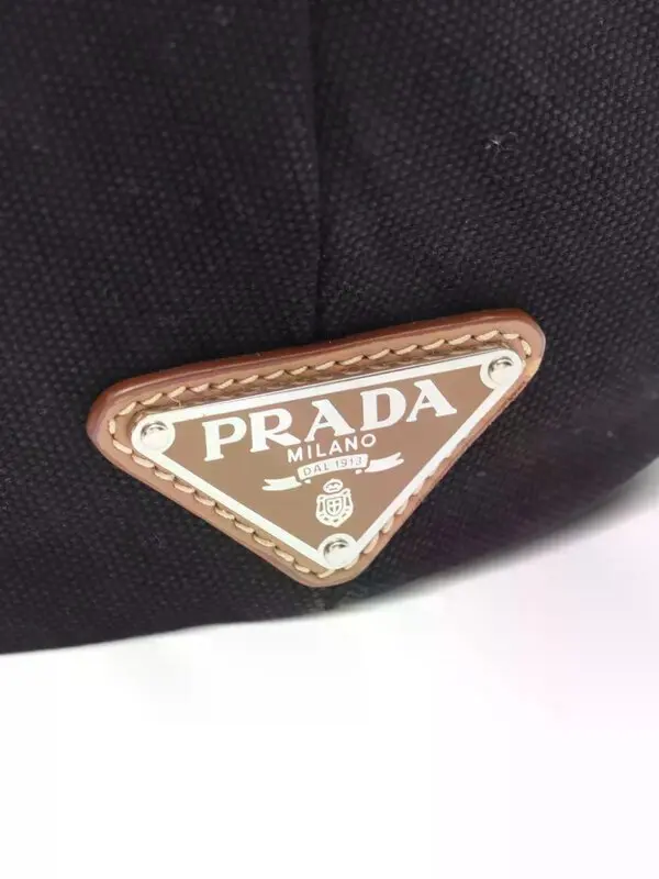 Prada Canapa Canvas Tote Bag