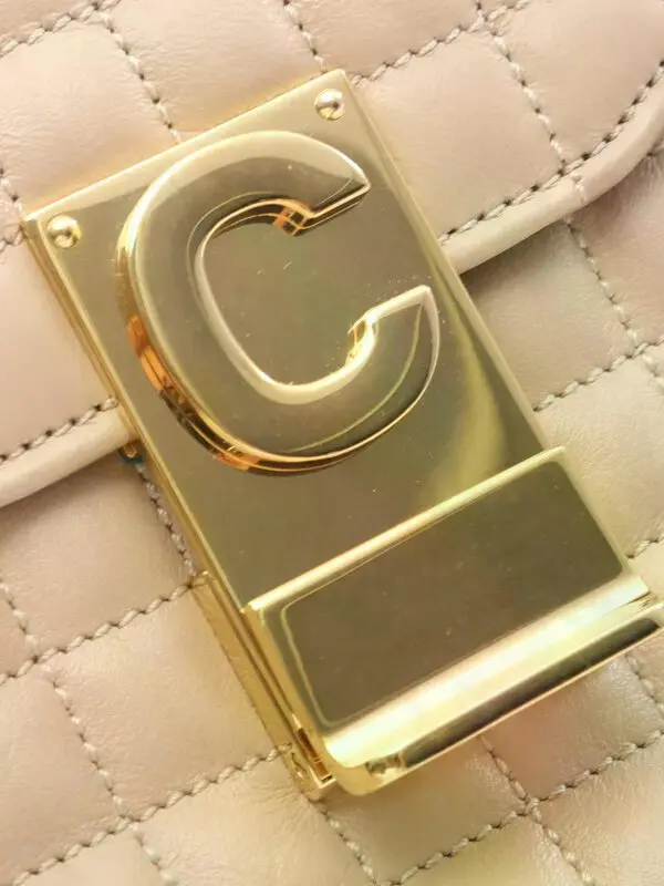 Celine Quilted Leather Shoulder Bag