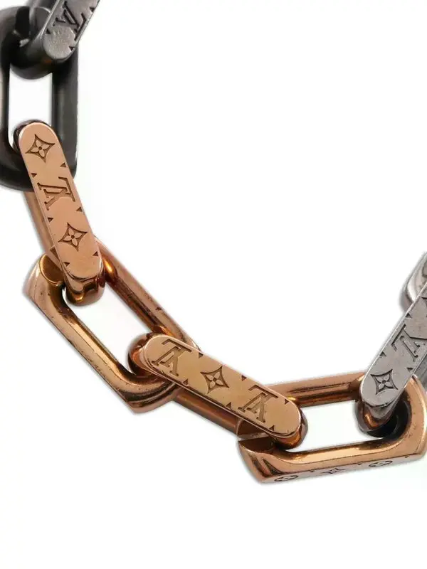 LOUIS VUITTON Monogram Chain Bracelet