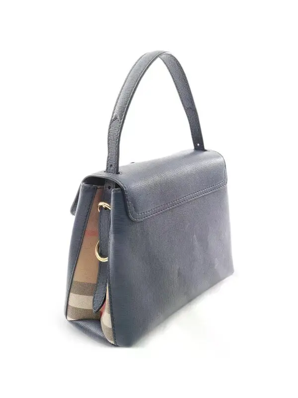Burberry Canterbury Leather Shoulder Bag - Blue