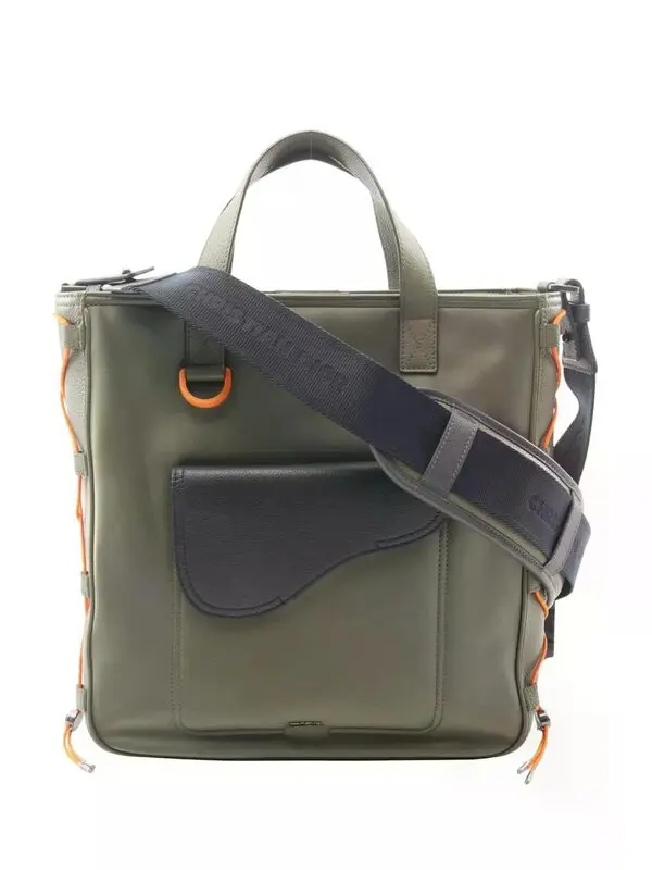 Dior X Sacai Saddle Bag - Green