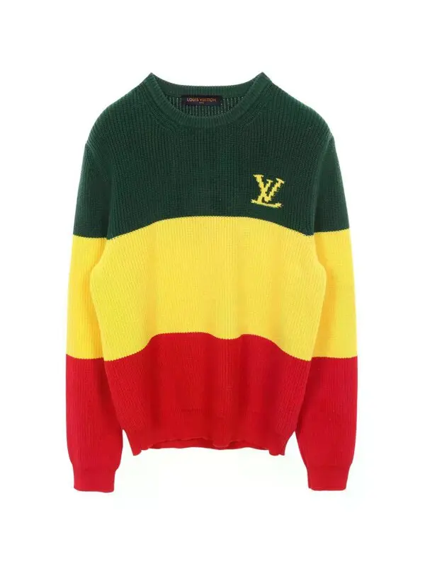 LOUIS VUITTON Striped Cotton Jumper