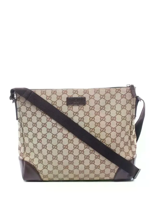 Gucci Gg Canvas Shoulder Bag - Neutrals
