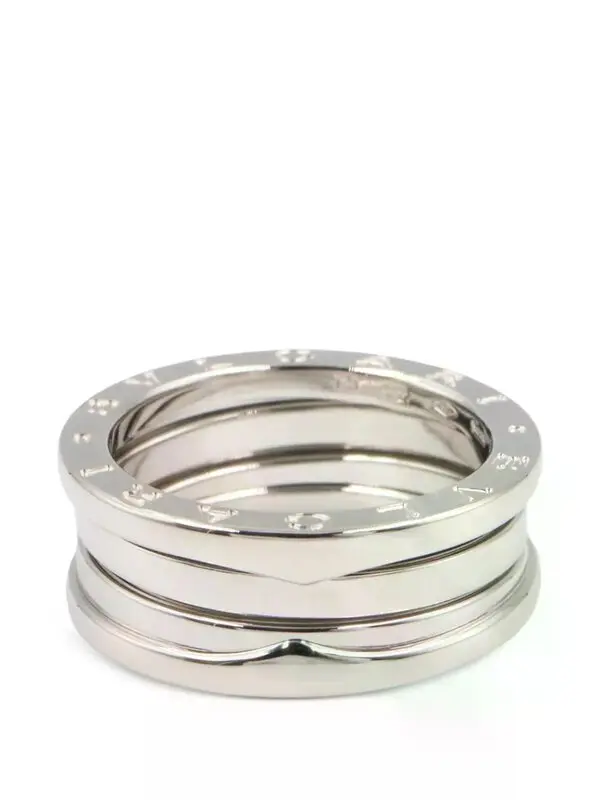 BVLGARI B.zero1 Three-band Ring In 18kt White Gold - Silver