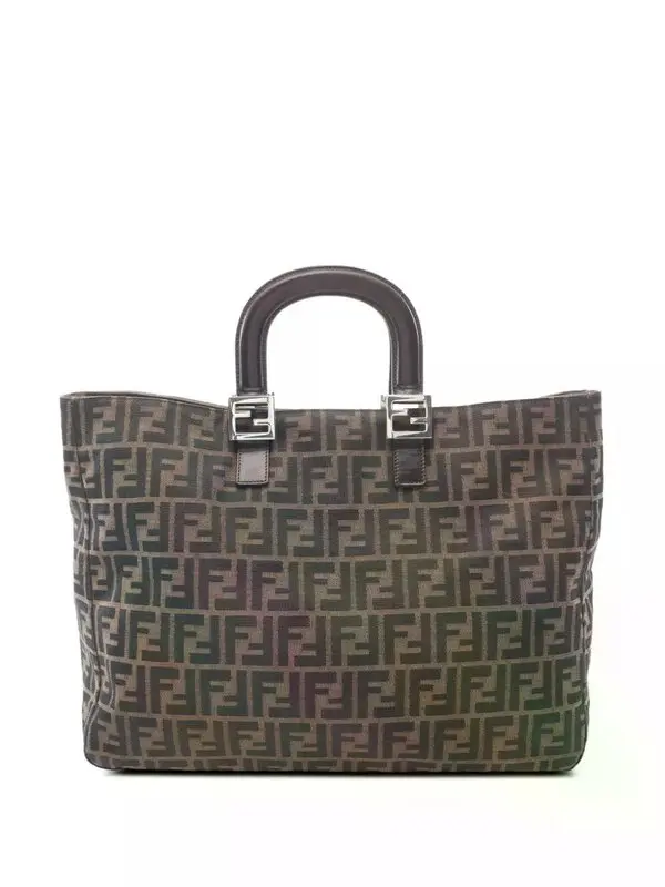 Fendi Zucca Canvas Tote Bag