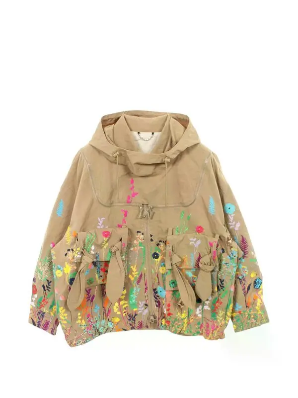 LOUIS VUITTON 2010s Runway Embroidered Floral Jacket