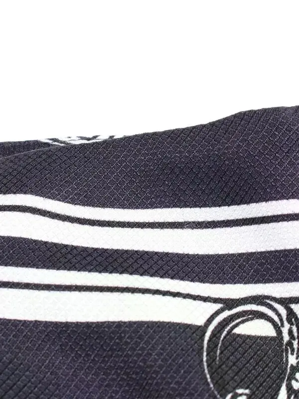 Hermès Silk Graphic Print Midi Skirt