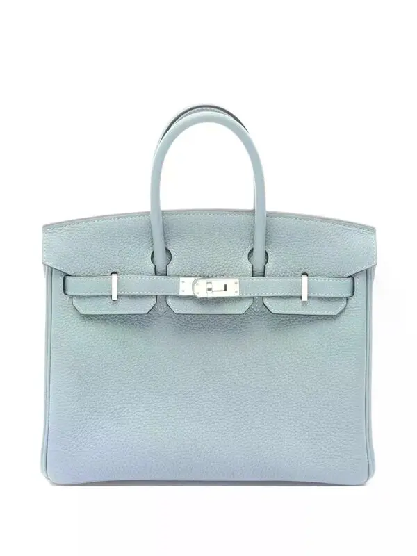 Hermès 2020 25 Birkin Tote Bag - Blue